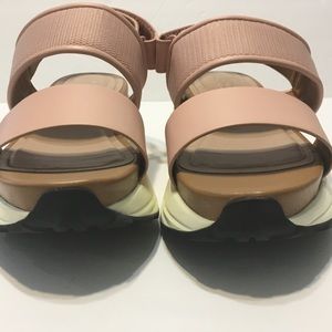 nuovo | Shoes | Nuovo By Hawkins Sz 75 Pink Sandal Shoe Slide | Poshmark